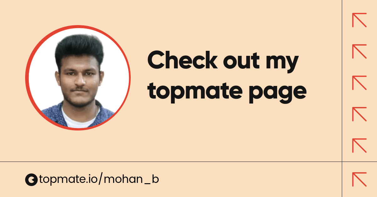 Mohan B - Book a call on Topmate