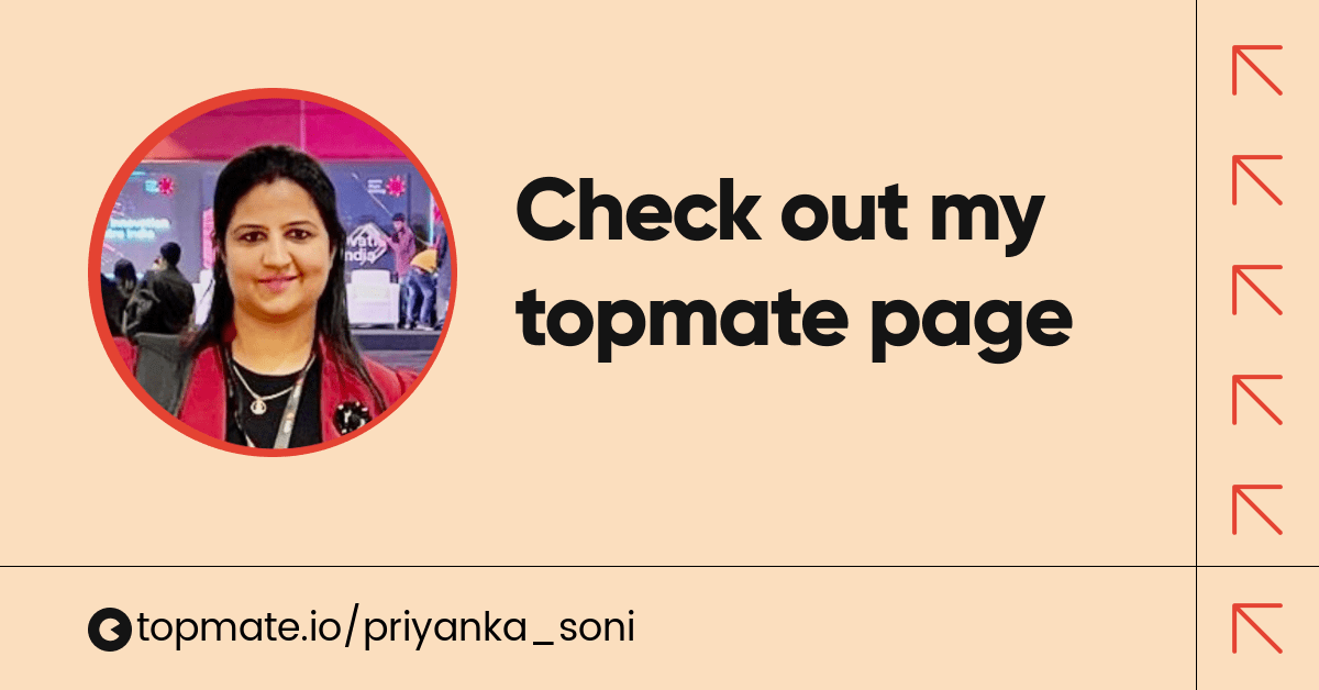 priyanka soni - Book a call on Topmate