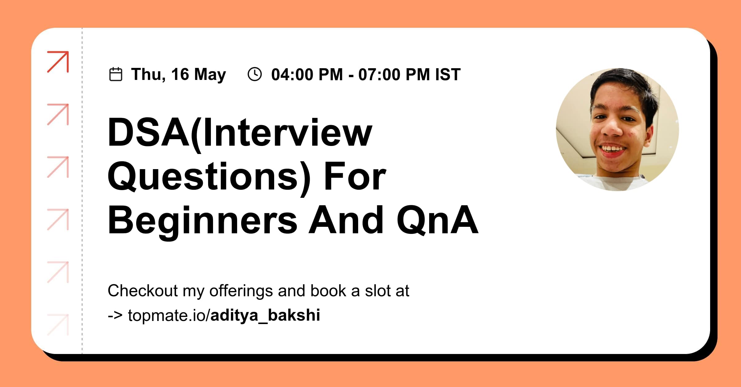 DSA(Interview Questions) For Beginners And QnA with Aditya Bakshi
