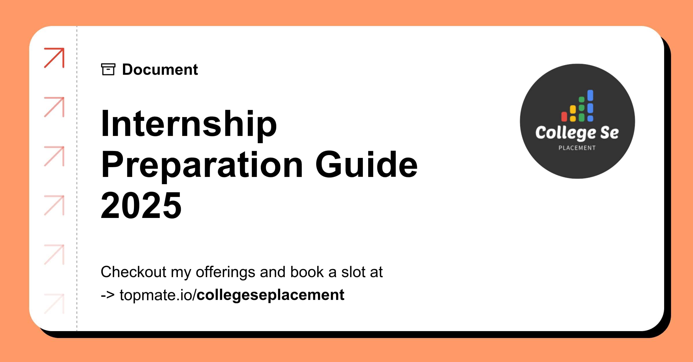 Internship Preparation Guide 2025 with College Se Placement