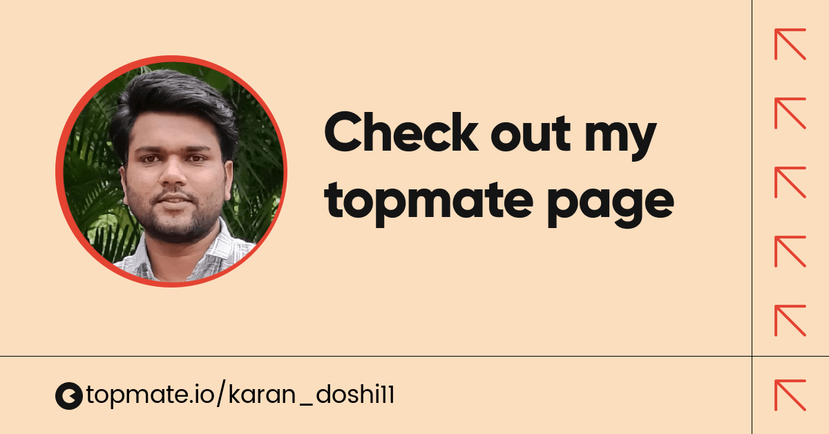 Karan Doshi - Book a call on Topmate