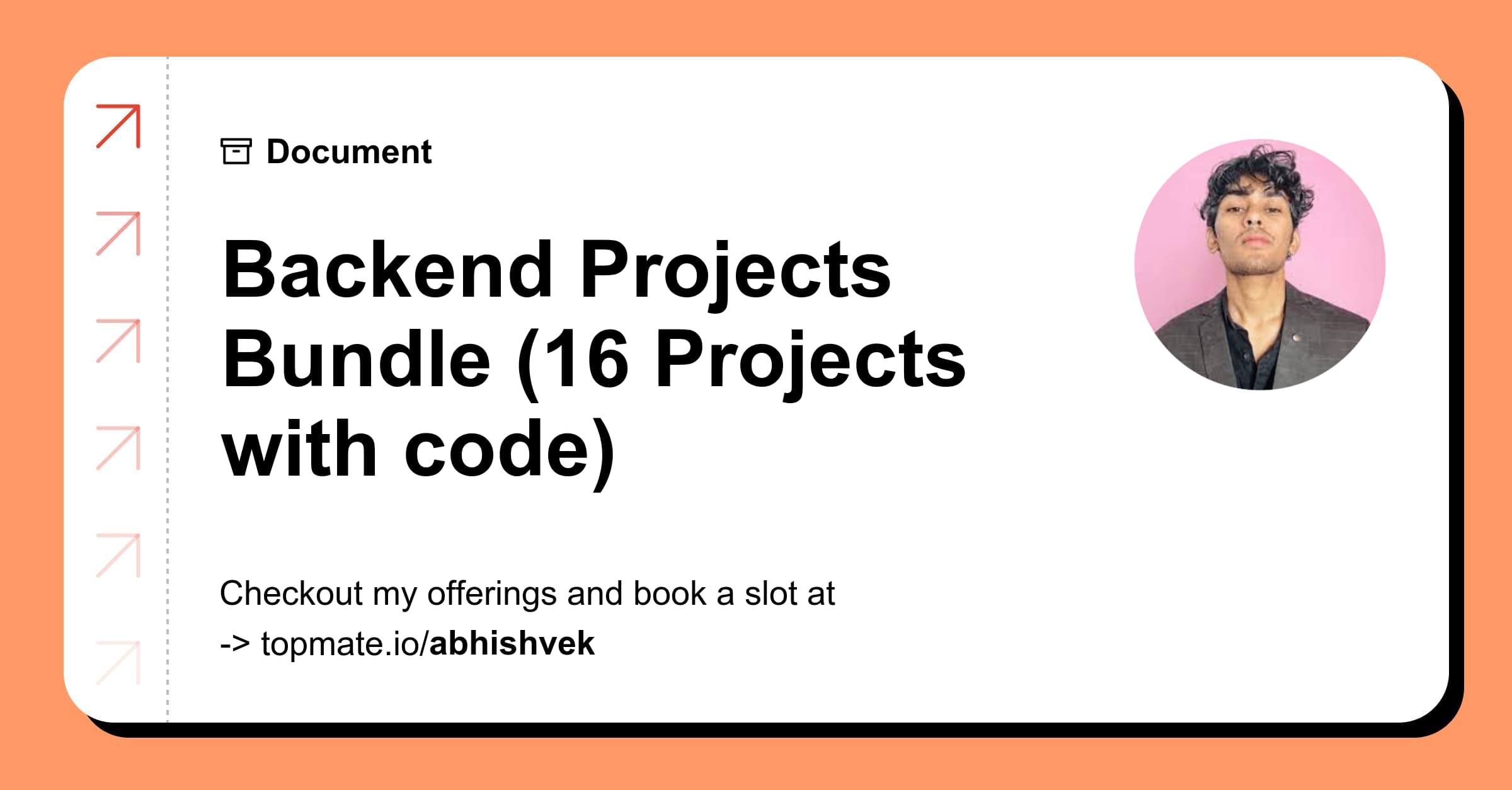 Backend Projects Bundle (16 Projects with code) with Abhishvek