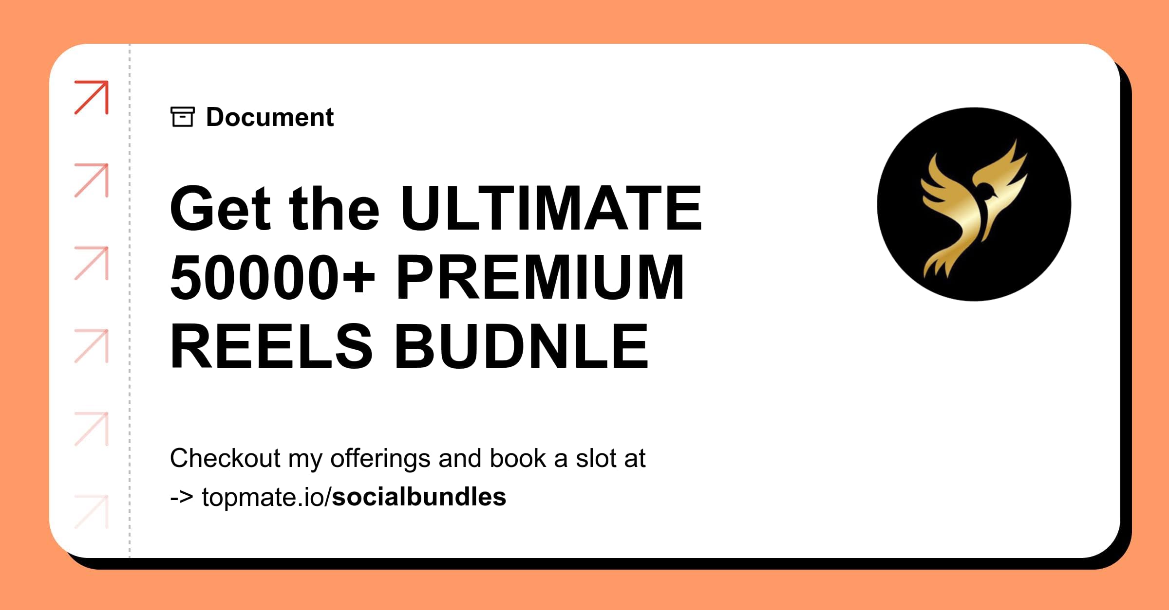 Get the ULTIMATE 50000+ PREMIUM REELS BUDNLE with SOCIAL BUNDLES