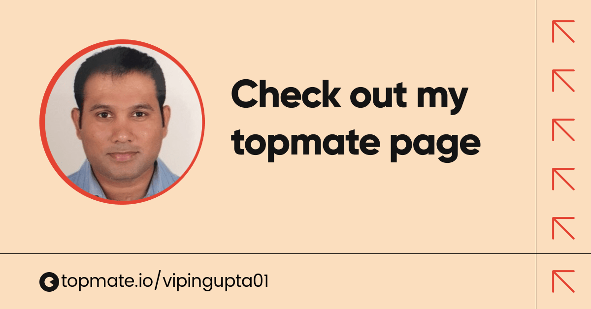 Vipin Gupta - Book a call on Topmate