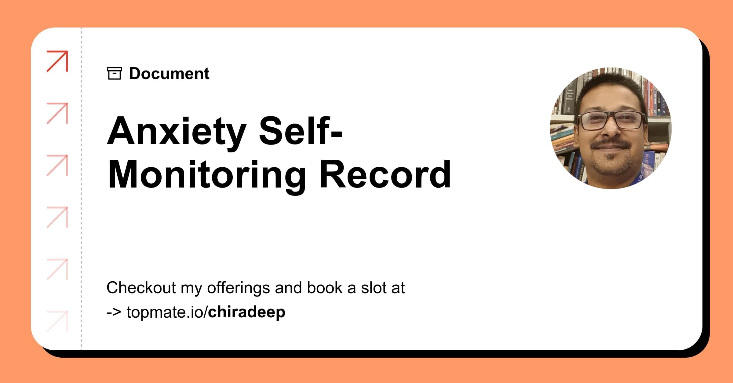 Anxiety Self-Monitoring Record with Chiradeep Patra