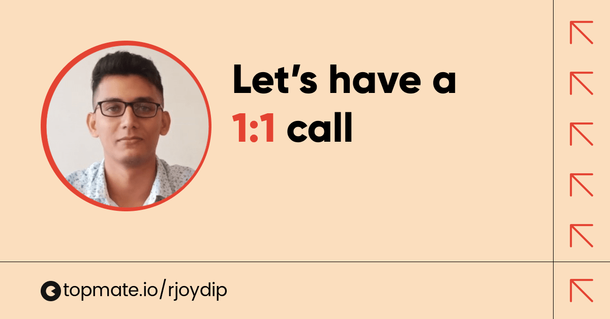 Joydip Roy - Book a call on Topmate