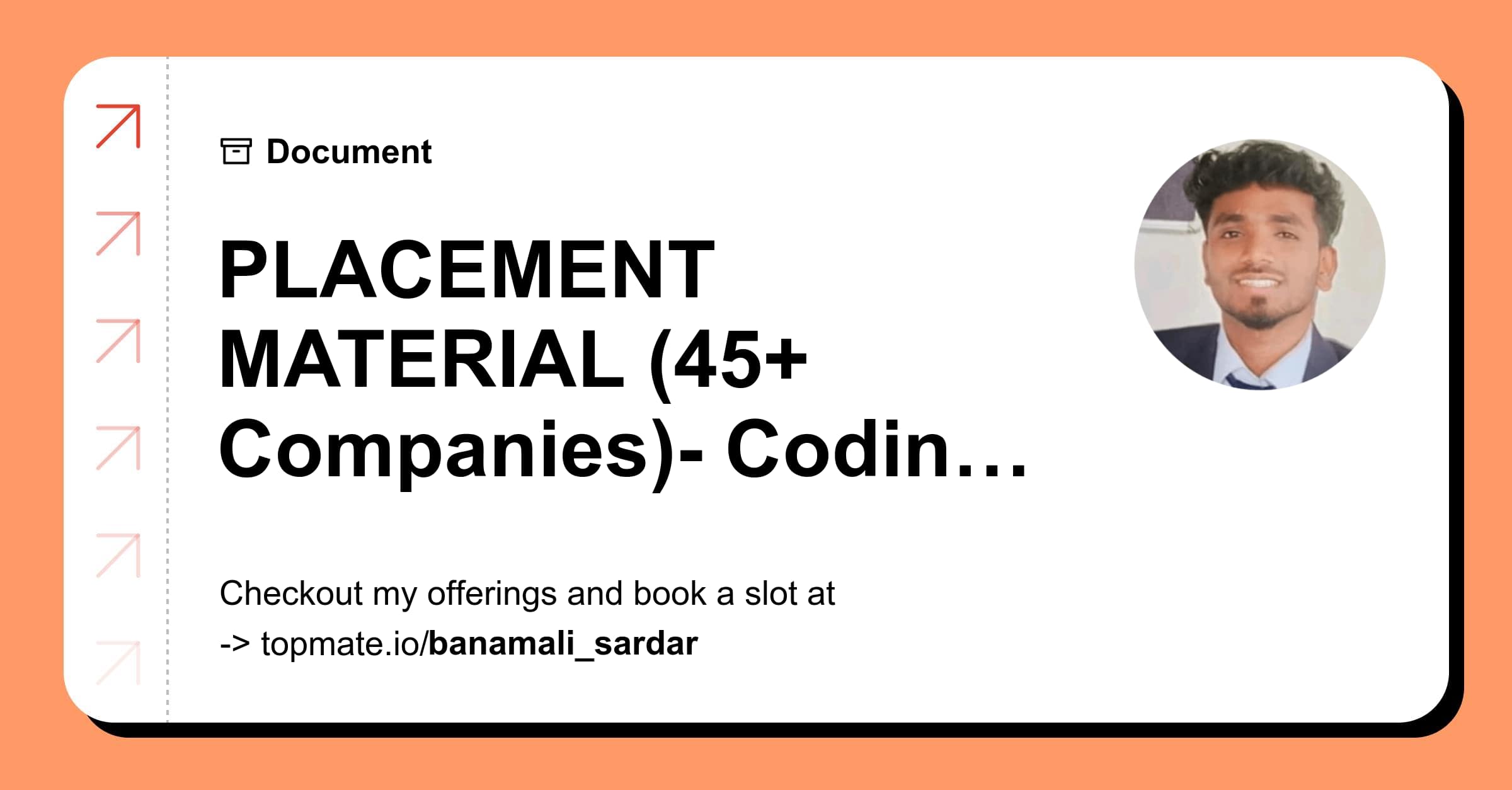 PLACEMENT MATERIAL (45+ Companies)- Coding + Apti with banamali sardar