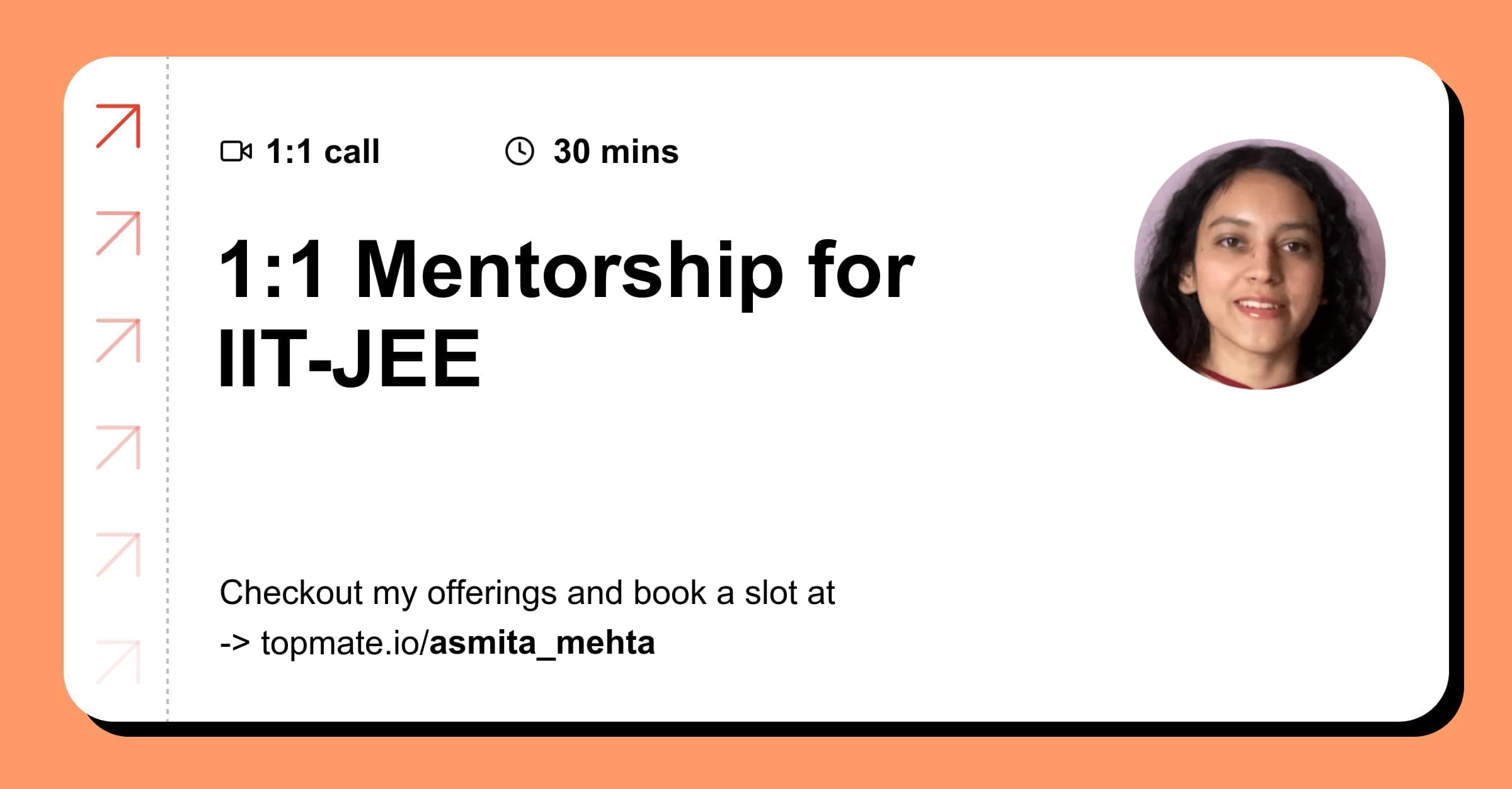 1:1 Mentorship for IIT-JEE with Asmita Mehta