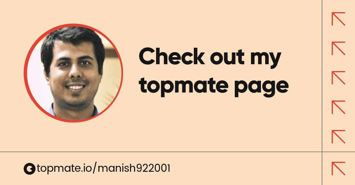 Manish Yadav - Book a call on Topmate