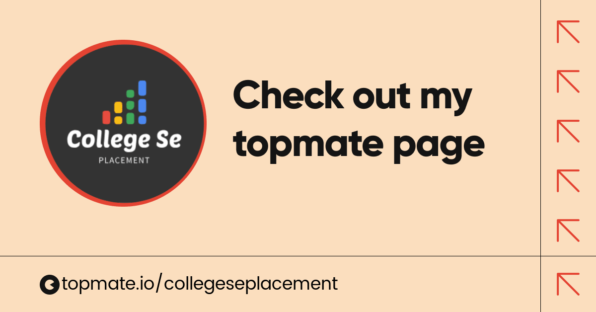 College Se Placement - Book a call on Topmate