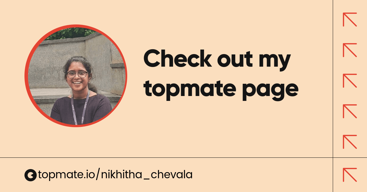 Nikhitha Chevala - Book a call on Topmate