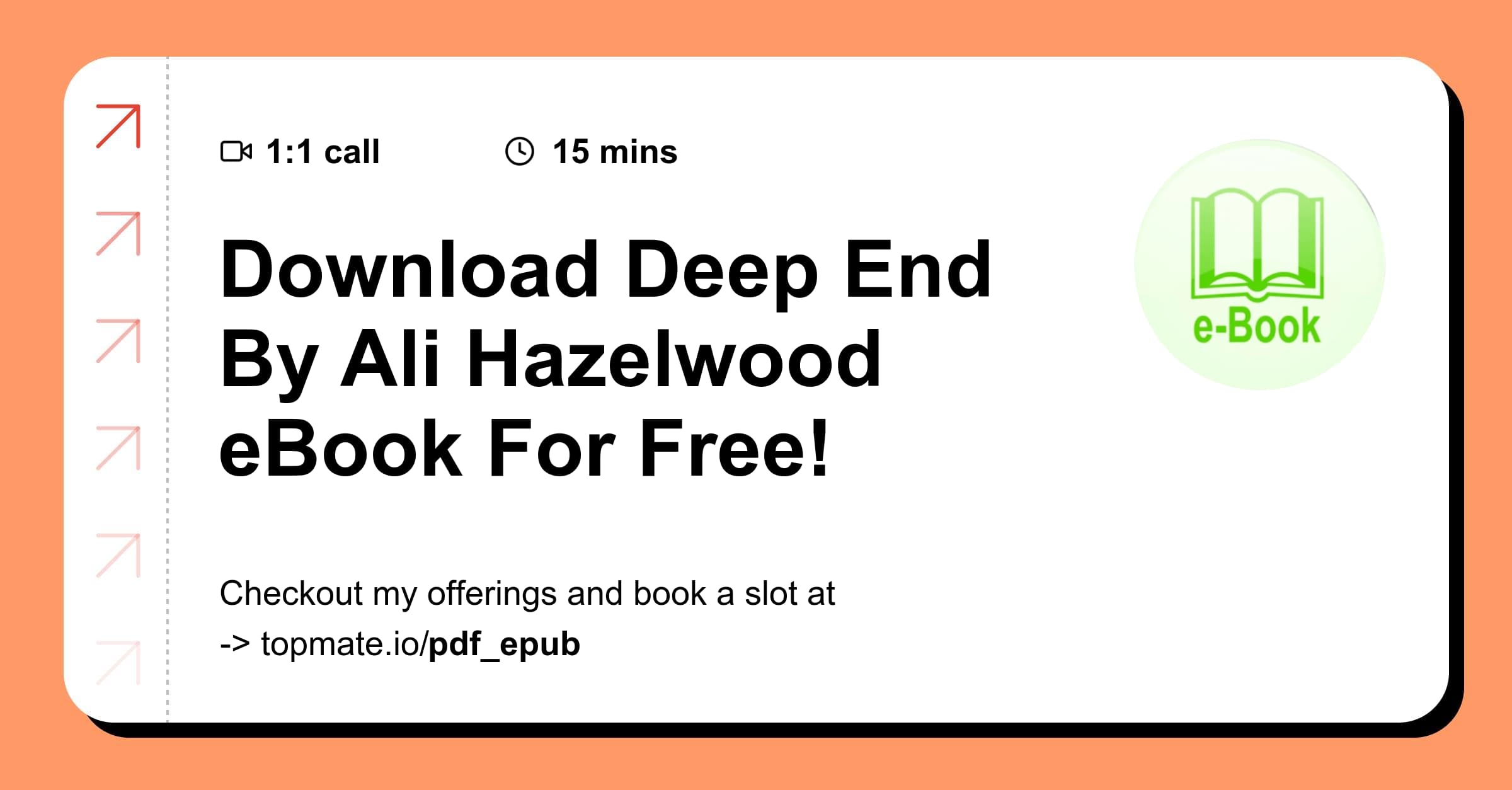 Download Deep End By Ali Hazelwood eBook For Free! with PDF & Epub