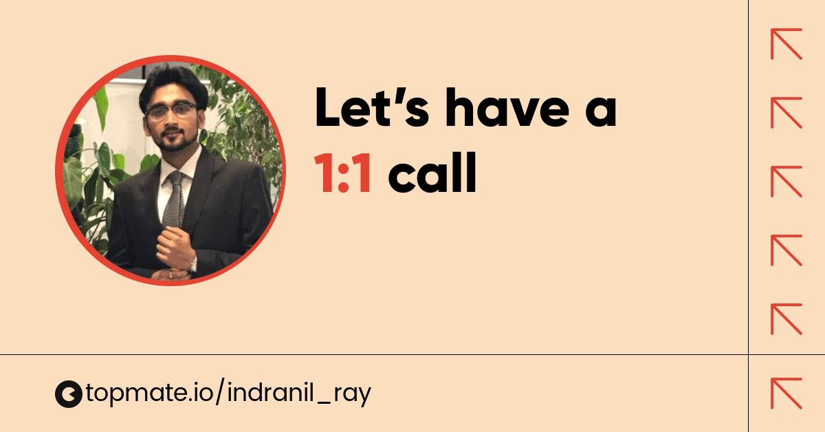 INDRANIL RAY - Book a call on Topmate