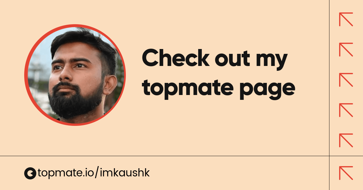 Koushik Sarkar - Book a call on Topmate