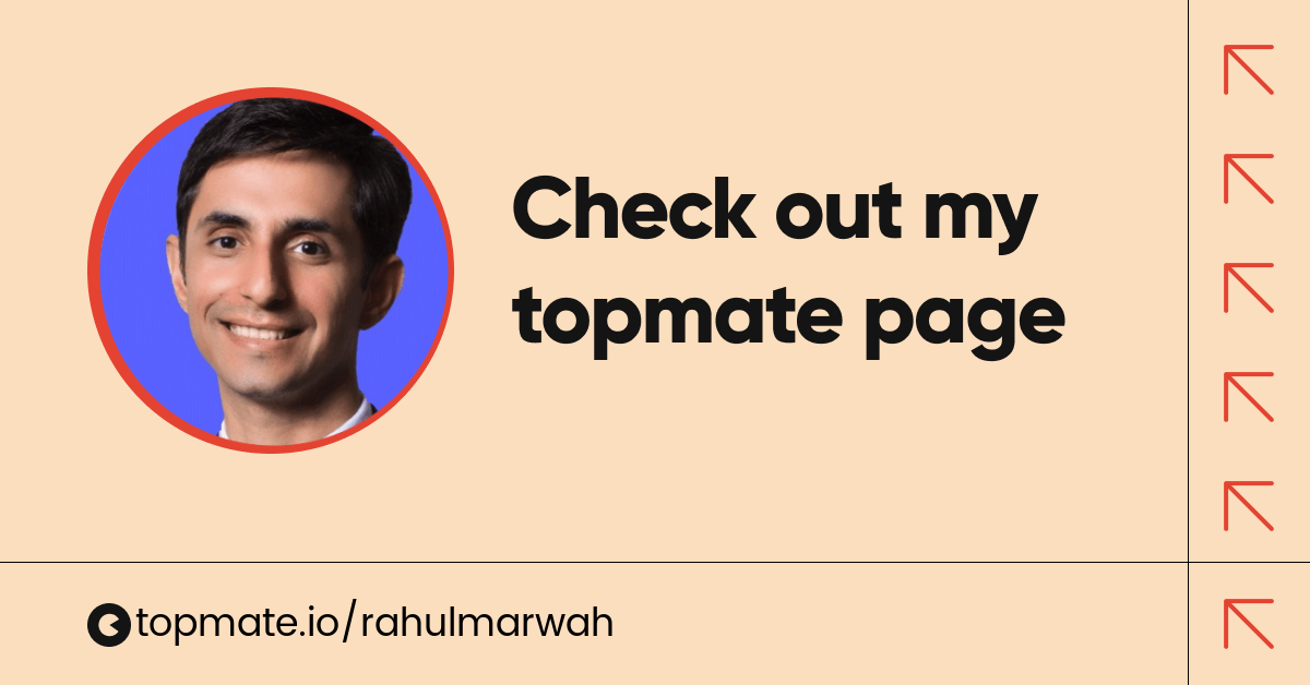 Rahul Marwah - Book a call on Topmate