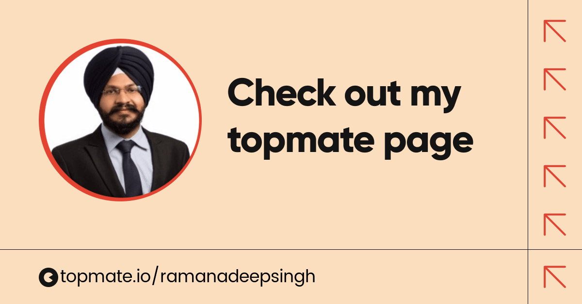 Raman Deep Singh - Book a call on Topmate