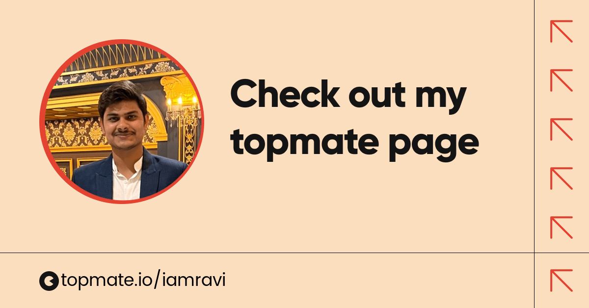 Ravi Rathore - Book a call on Topmate