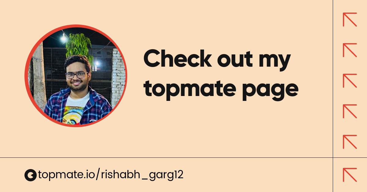 Rishabh garg - Book a call on Topmate