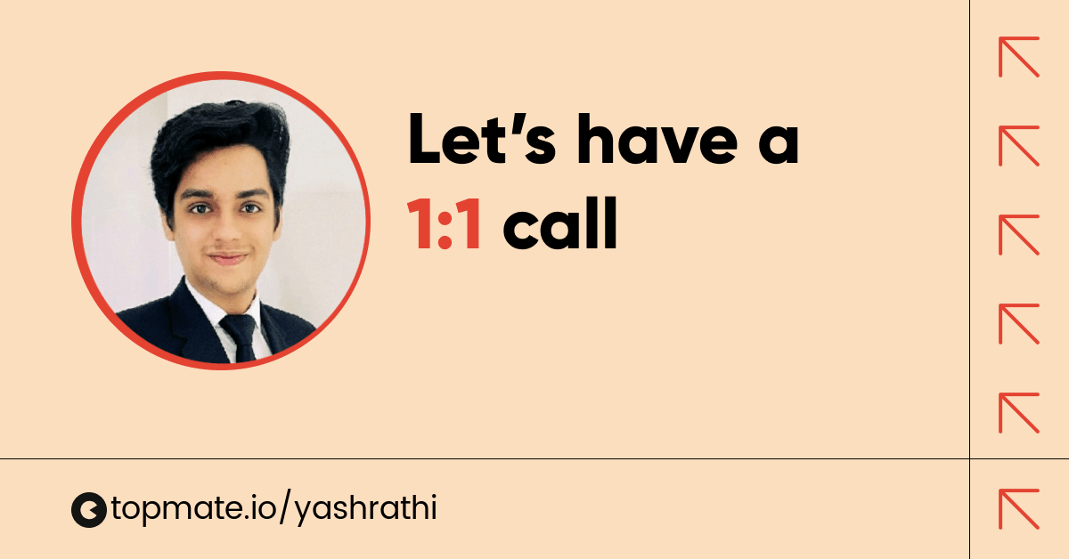 Yash Rathi - Book a call on Topmate