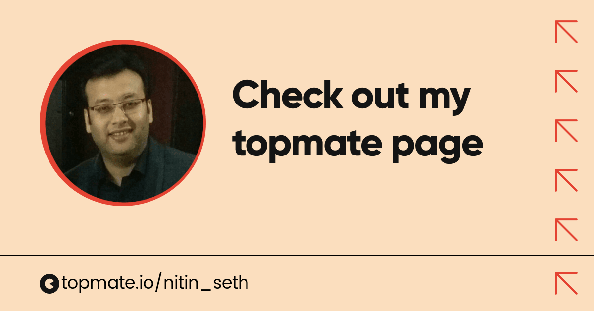 Nitin Seth - Book a call on Topmate