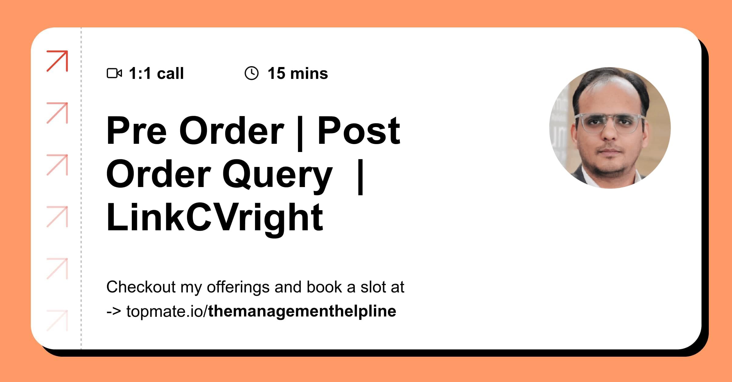 Pre Order | Post Order Query | LinkCVright with Dheeraj Gupta