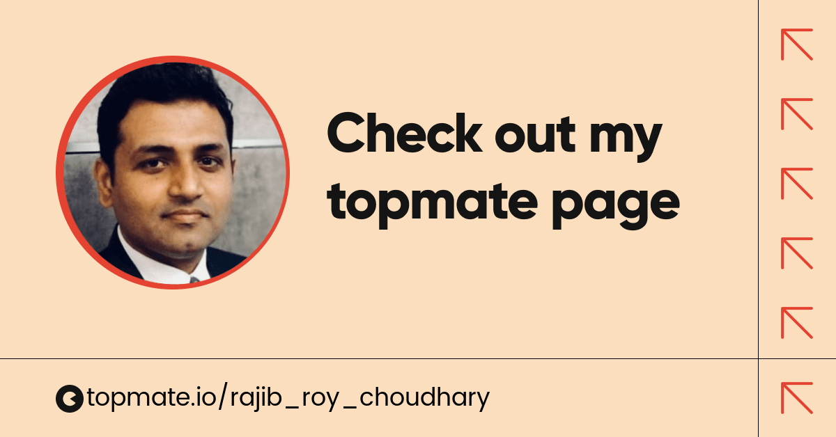 Rajib Roy Choudhary - Book a call on Topmate