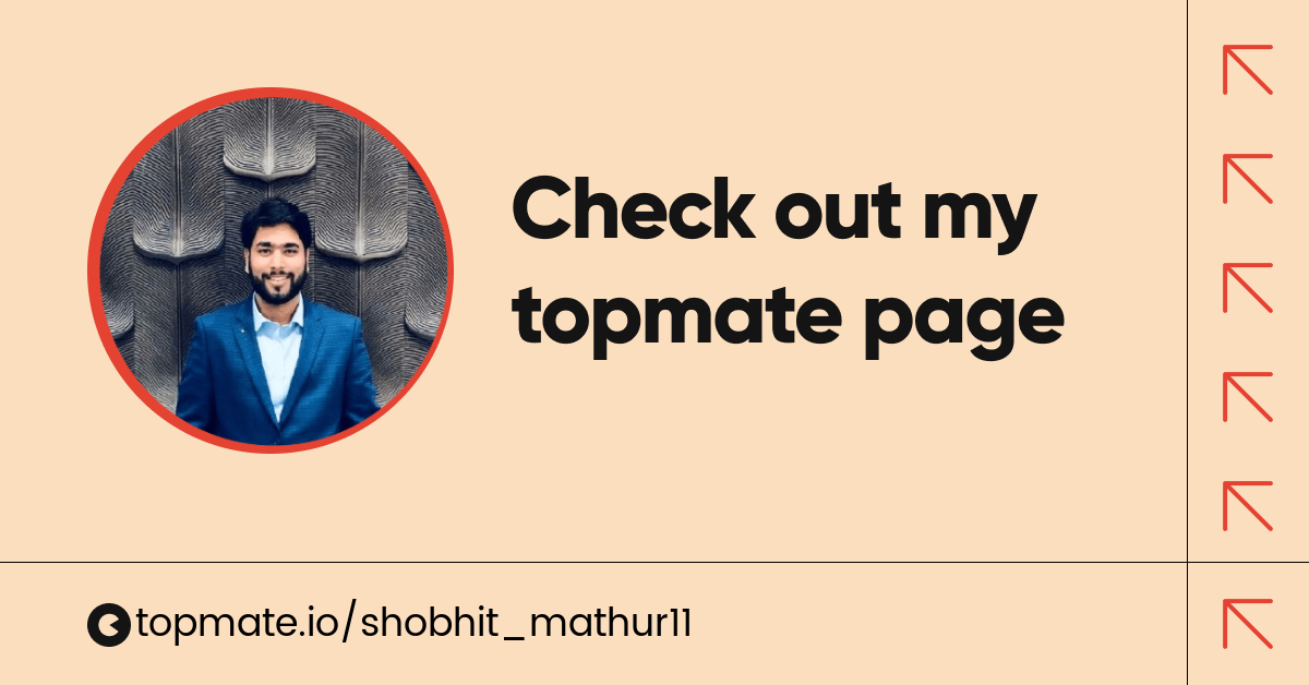Shobhit Mathur - Book a call on Topmate