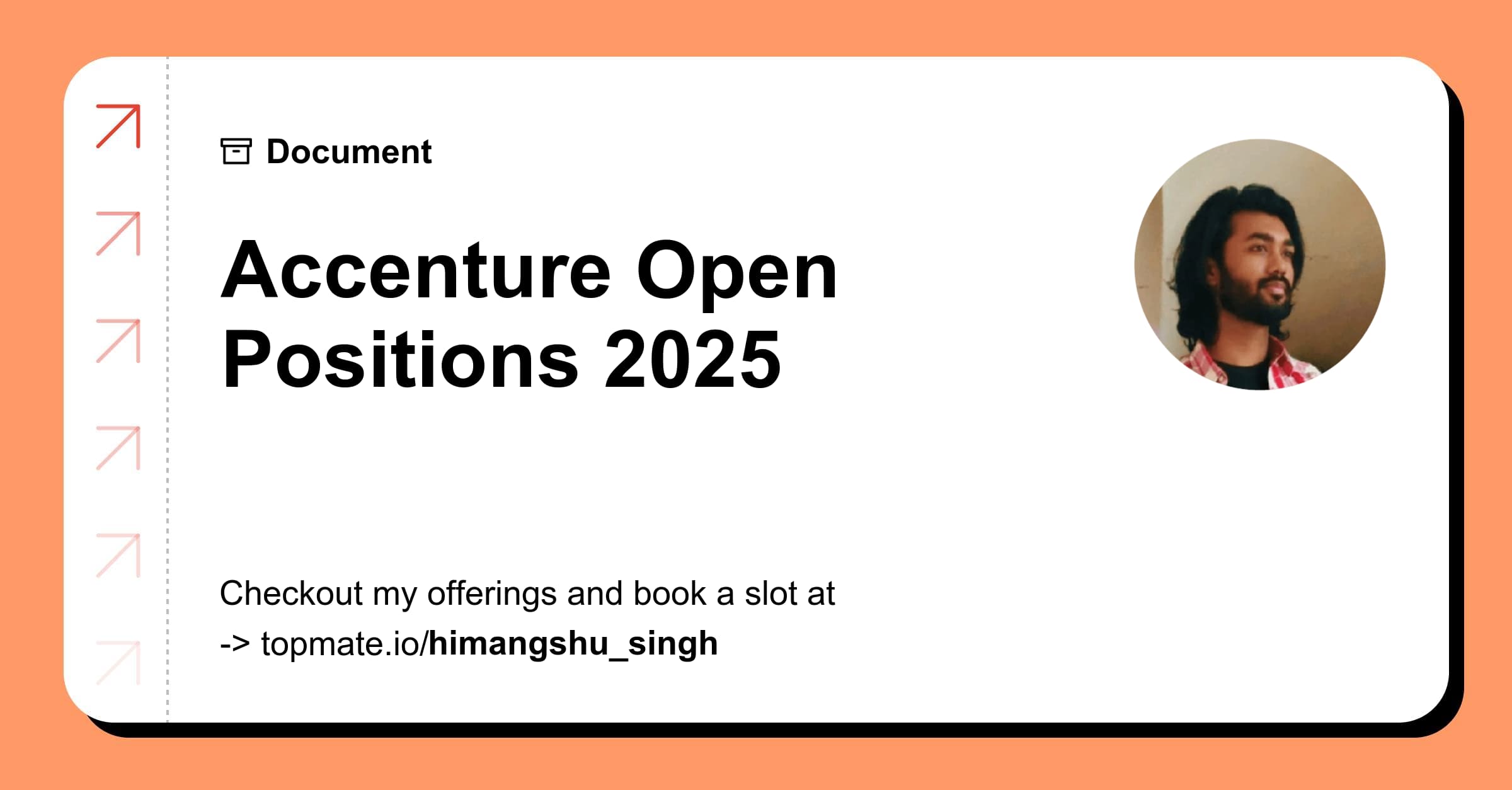 Accenture Open Positions 2025 with Himangshu Singh