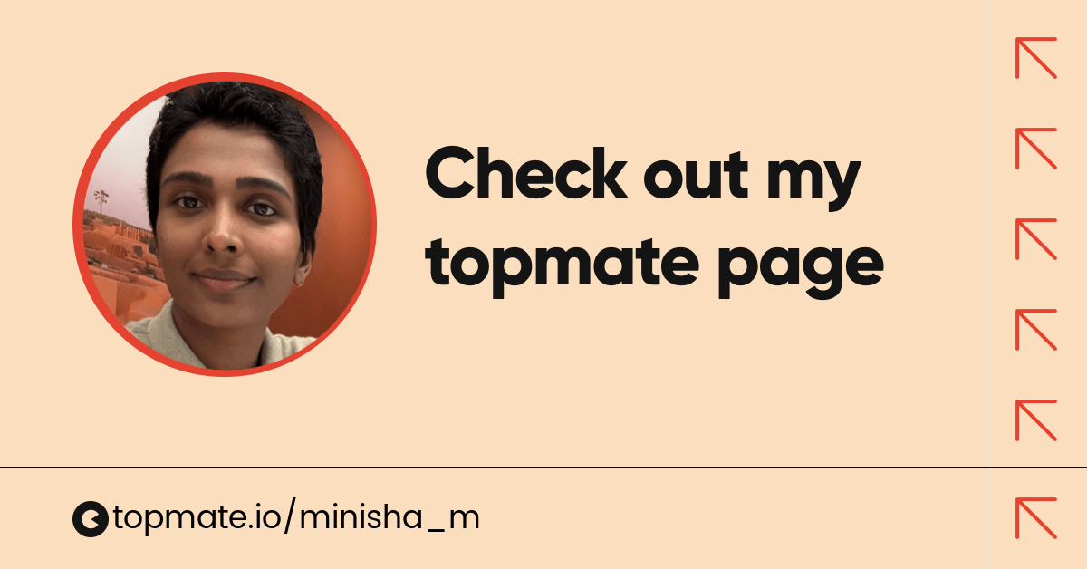 Minisha M - Book a call on Topmate