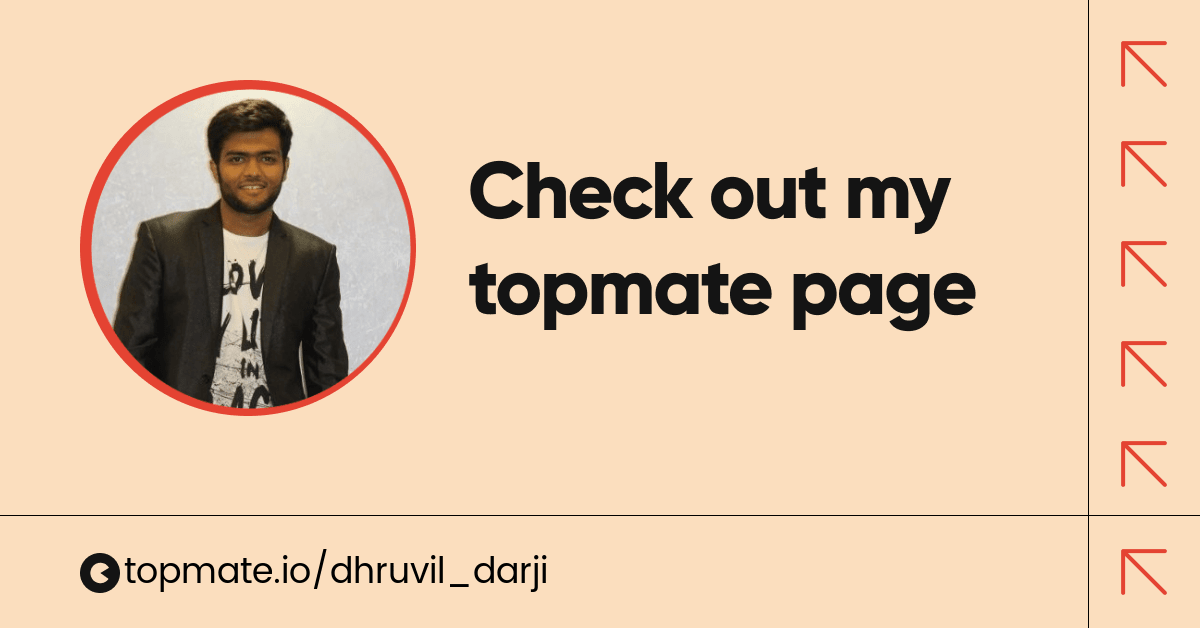 Dhruvil Darji - Book a call on Topmate