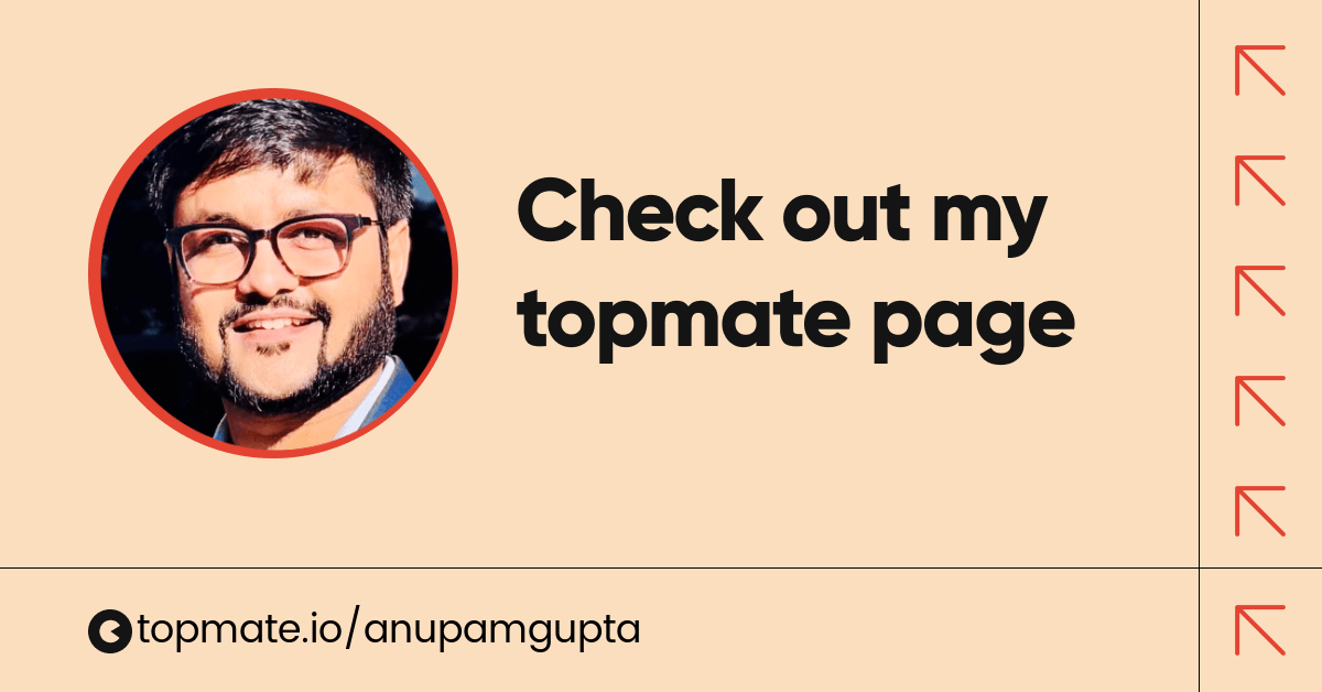 Anupam Gupta - Book a call on Topmate