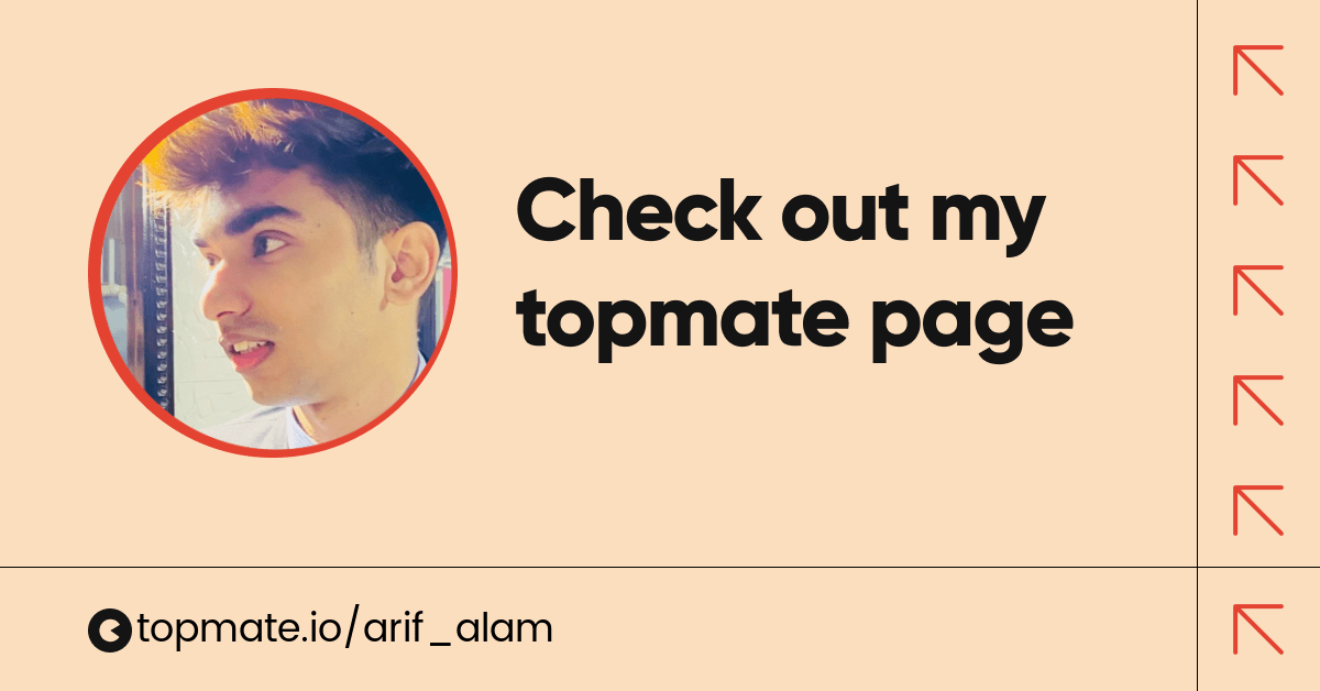 Arif Alam - Book a call on Topmate