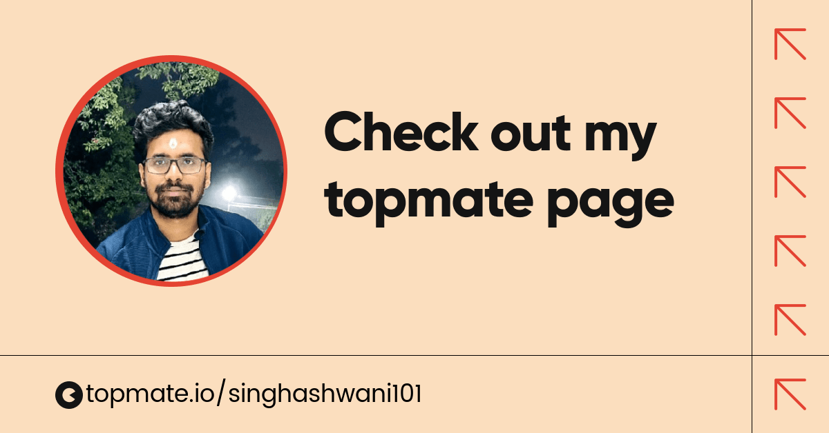 ASHWANI SINGH - Book a call on Topmate