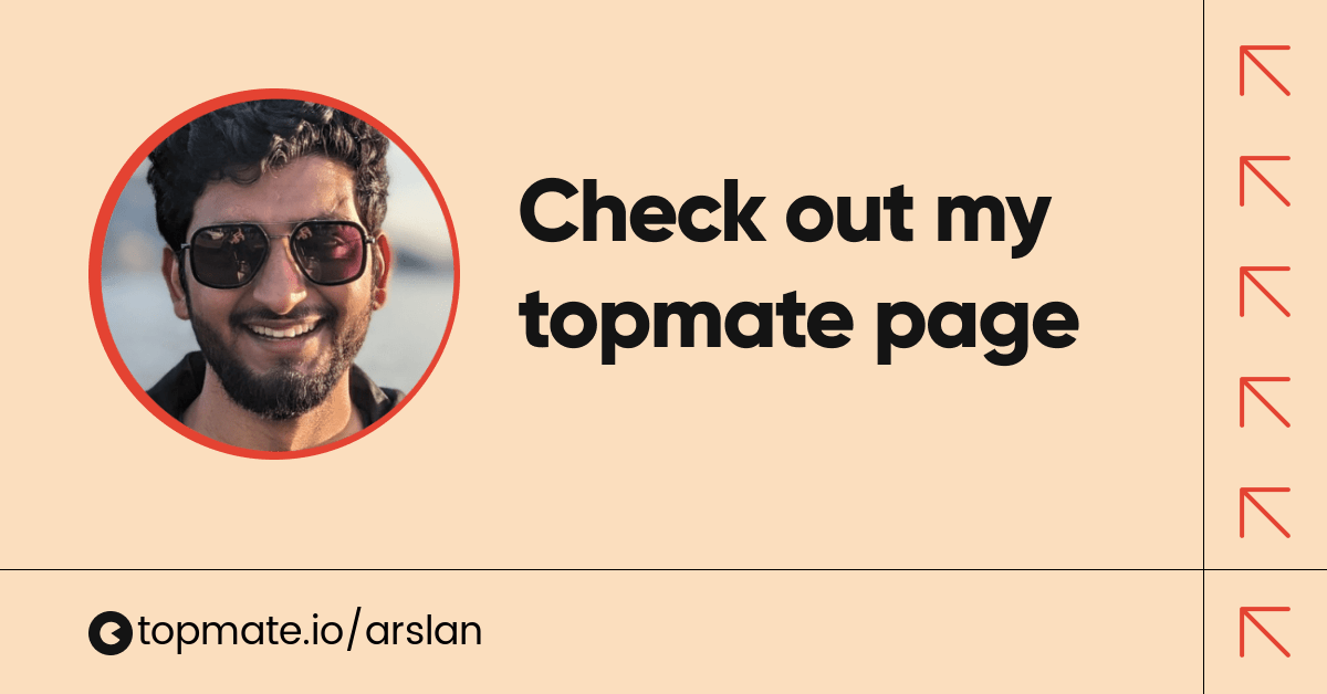 Arslan Arshad - Book a call on Topmate