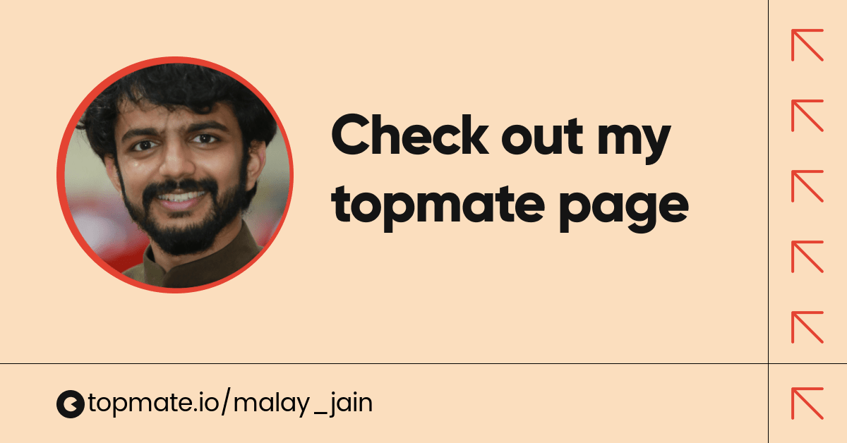Malay Jain - Book a call on Topmate