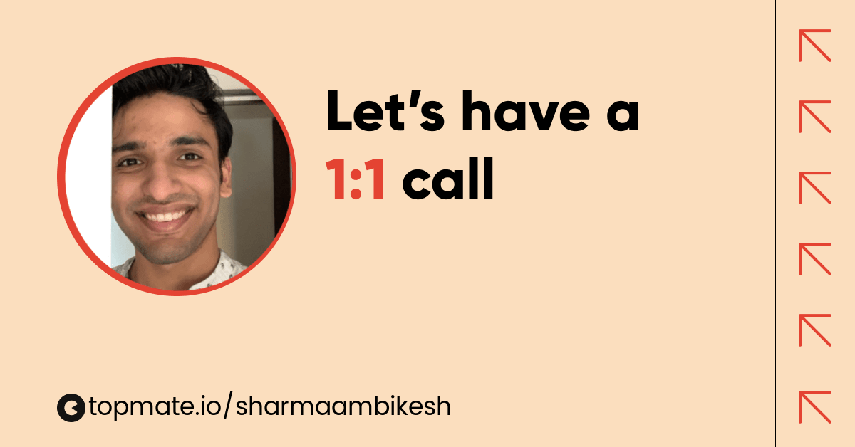 Ambikesh Sharma - Book a call on Topmate
