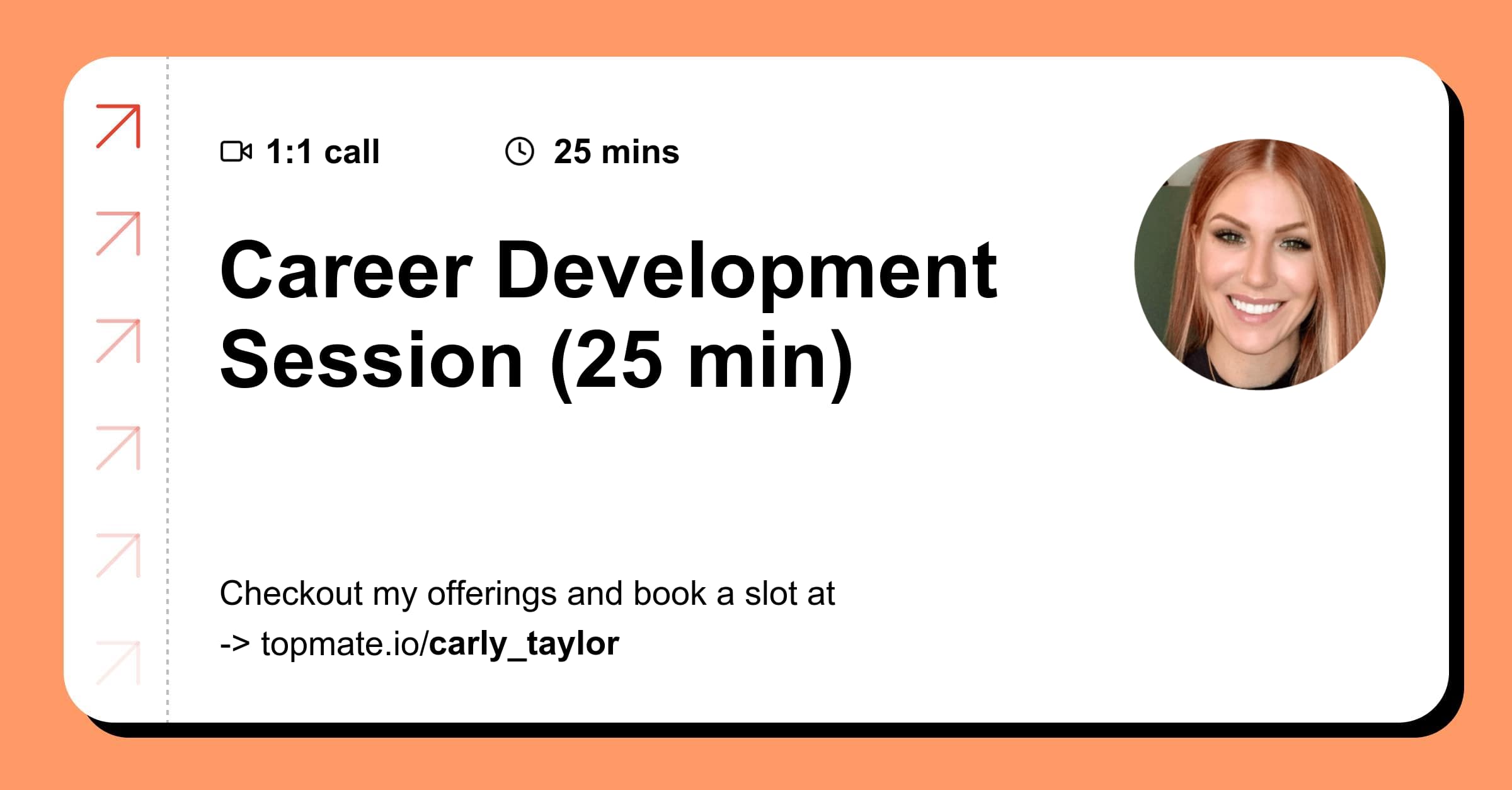 Career Development Session (25 min) with Carly Taylor