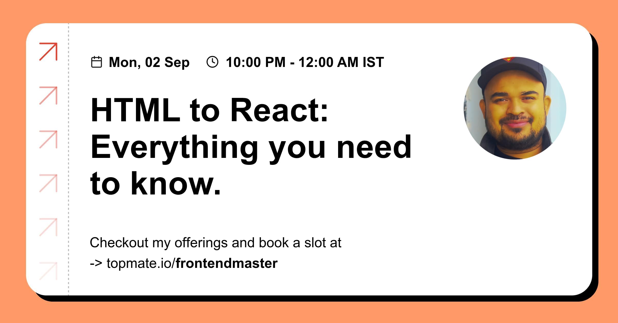 HTML to React: Everything you need to know. with Frontend Master