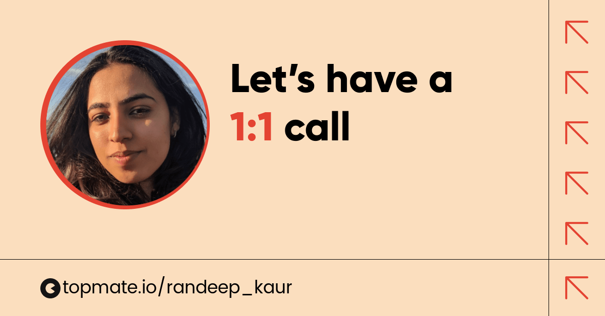 Randeep Kaur - Book a call on Topmate
