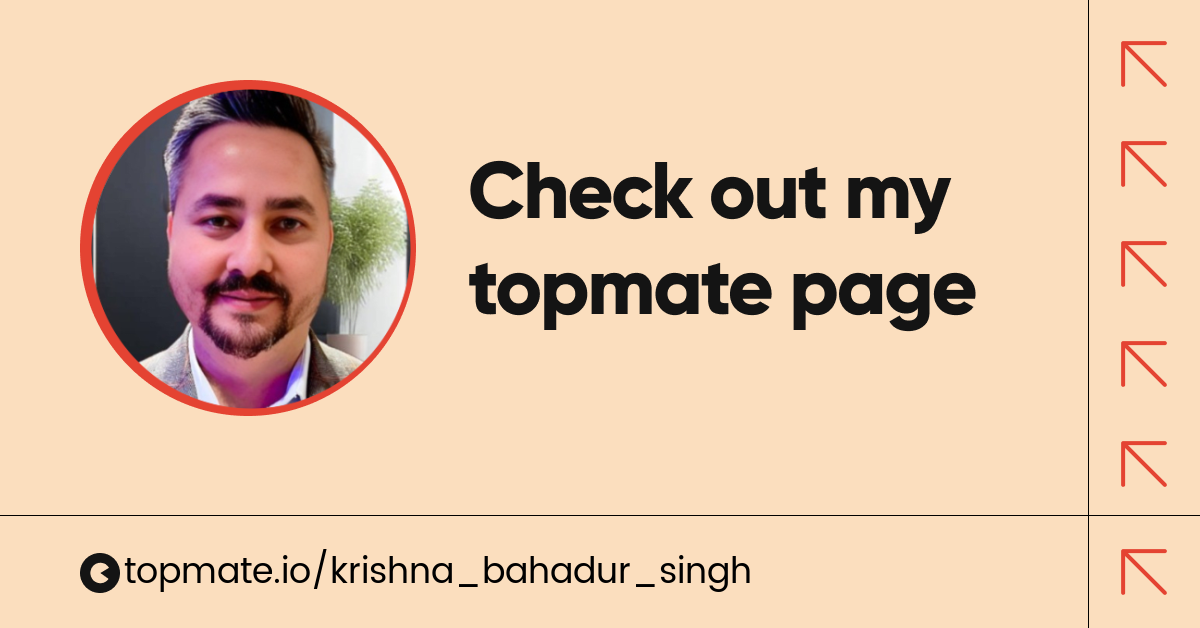 Krishna Bahadur Singh - Book a call on Topmate