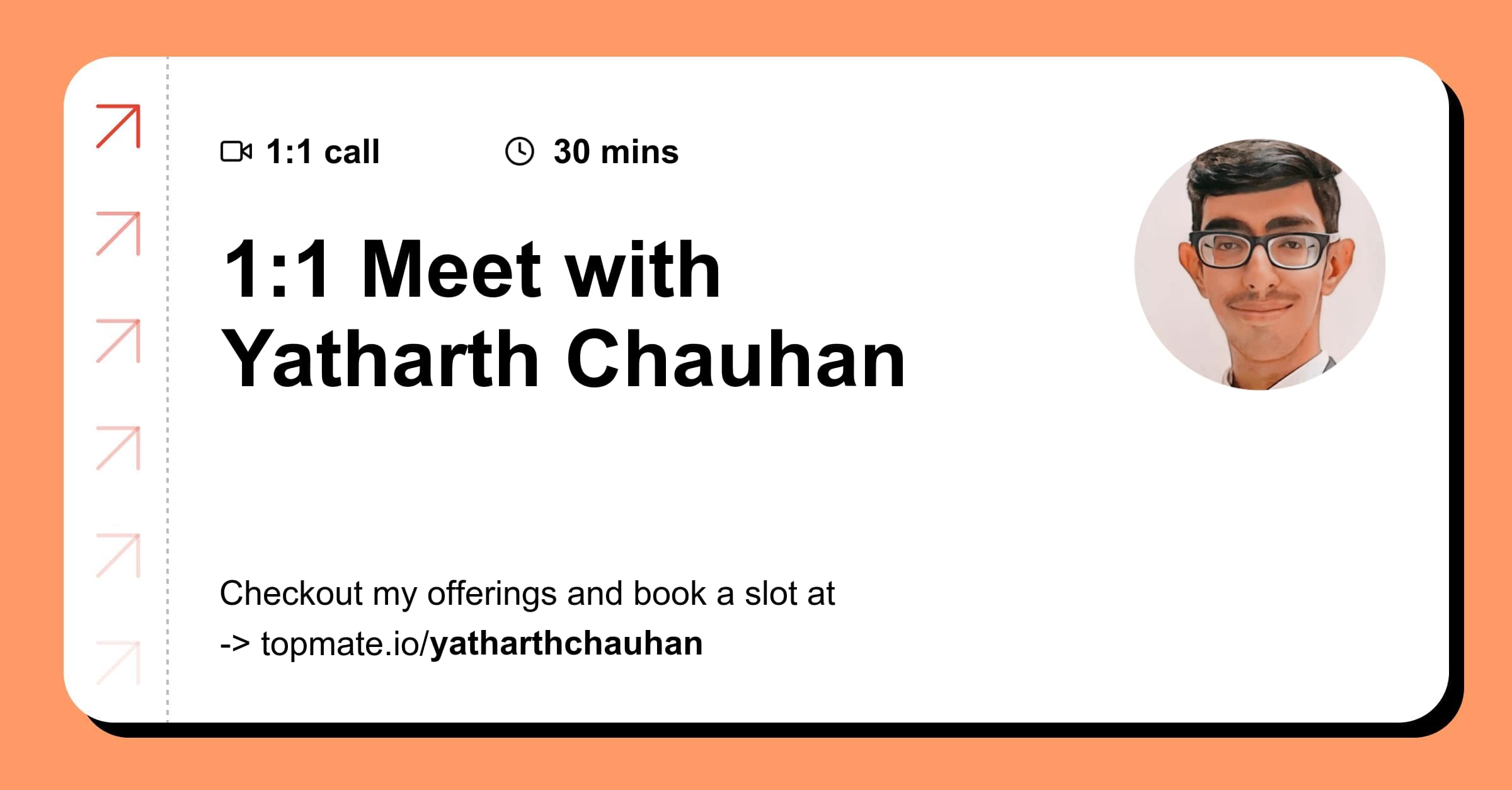1:1 Meet with Yatharth Chauhan with Yatharth Chauhan