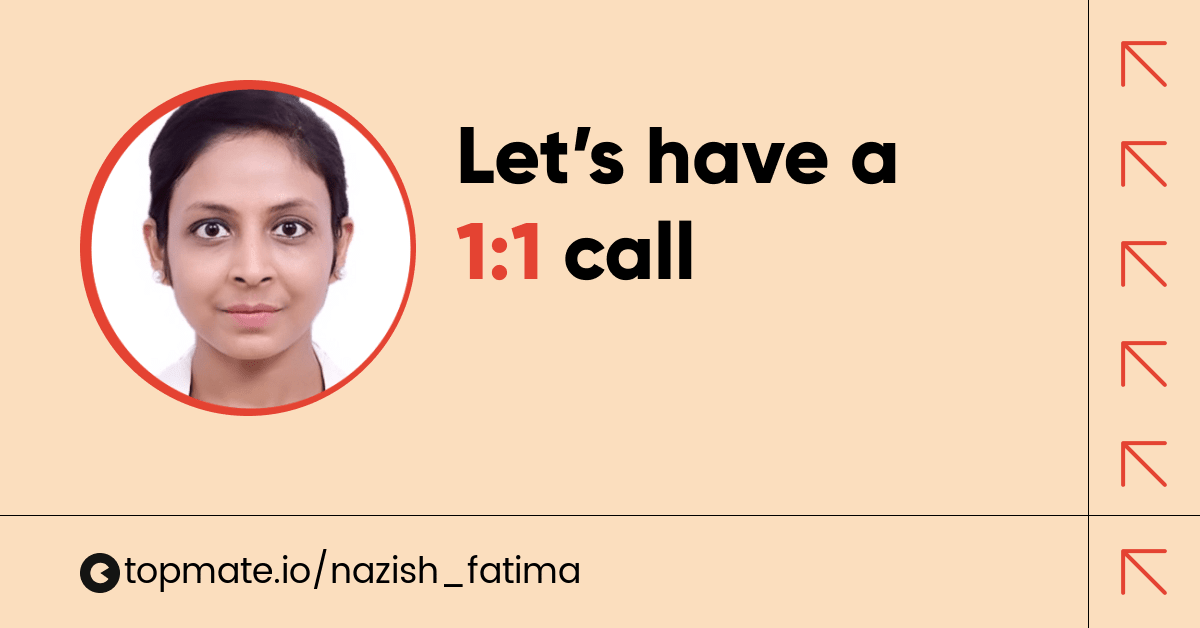 Nazish Fatima - Book a call on Topmate