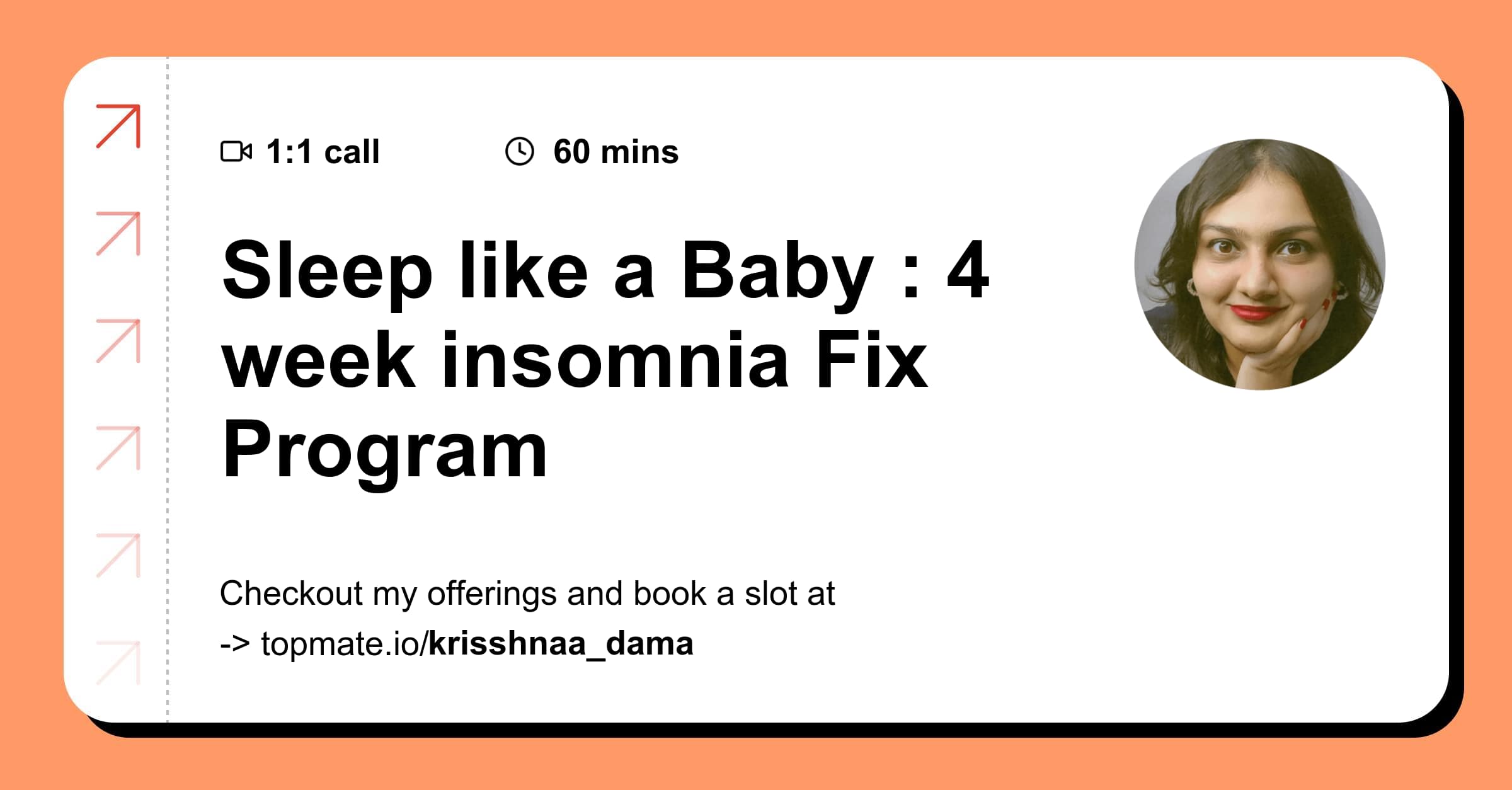 Sleep like a Baby : 4 week insomnia Fix Program with Krisshnaa Dama