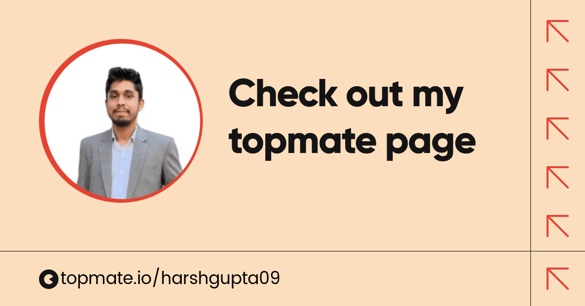 Harsh Gupta - Book a call on Topmate