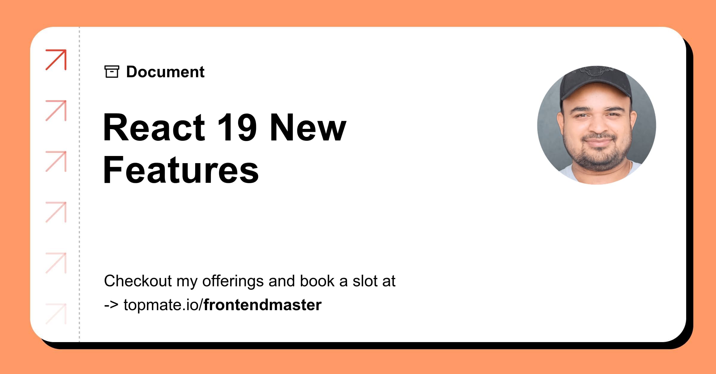 React 19 New Features with Frontend Master