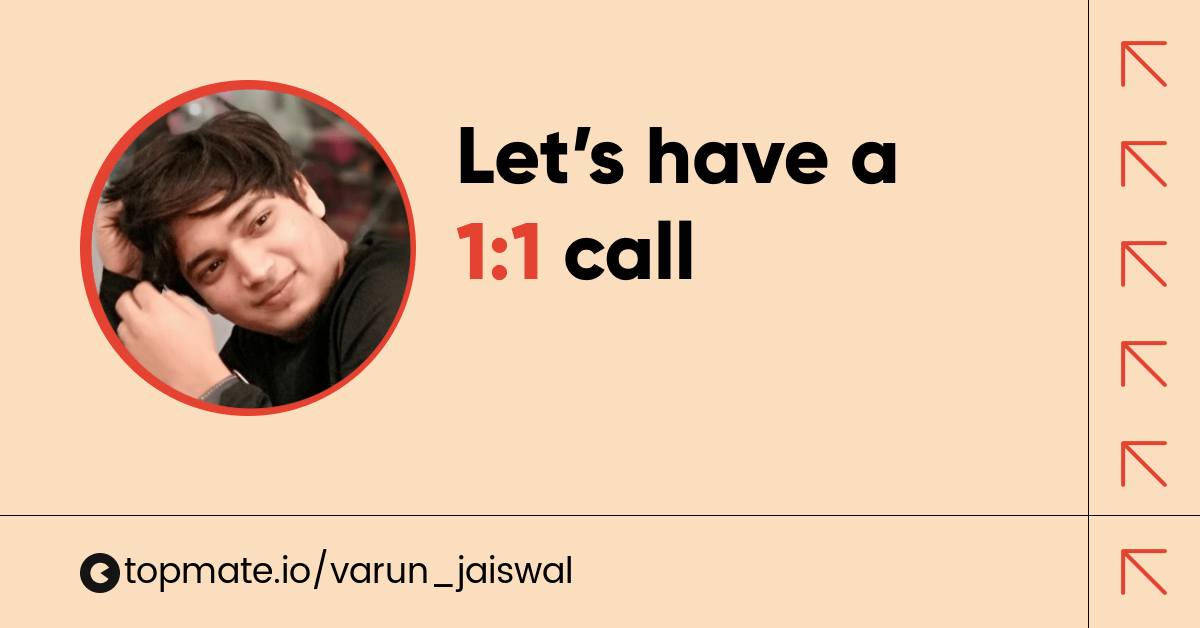 Varun Jaiswal - Book a call on Topmate