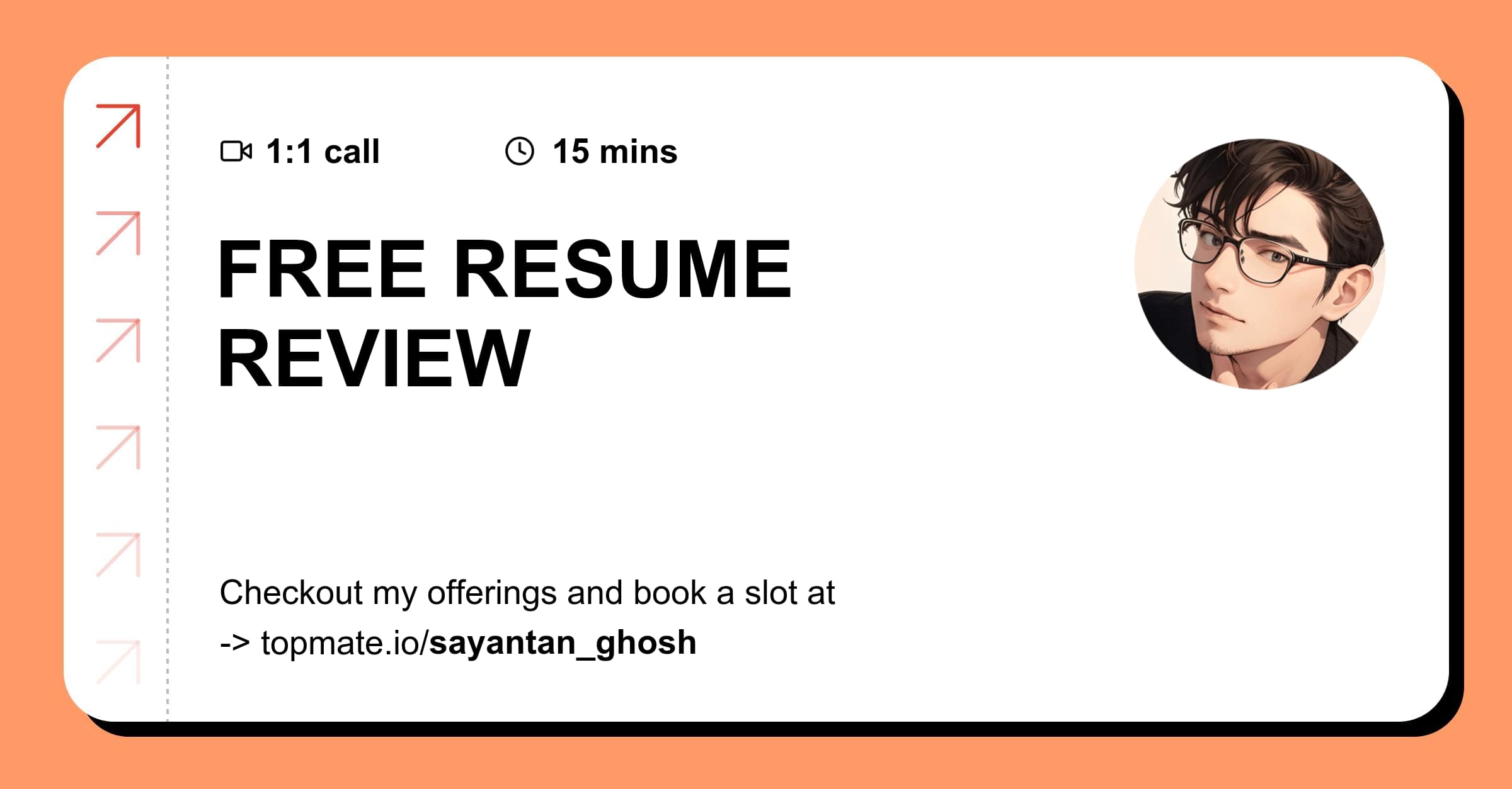 FREE RESUME REVIEW with Sayantan Ghosh