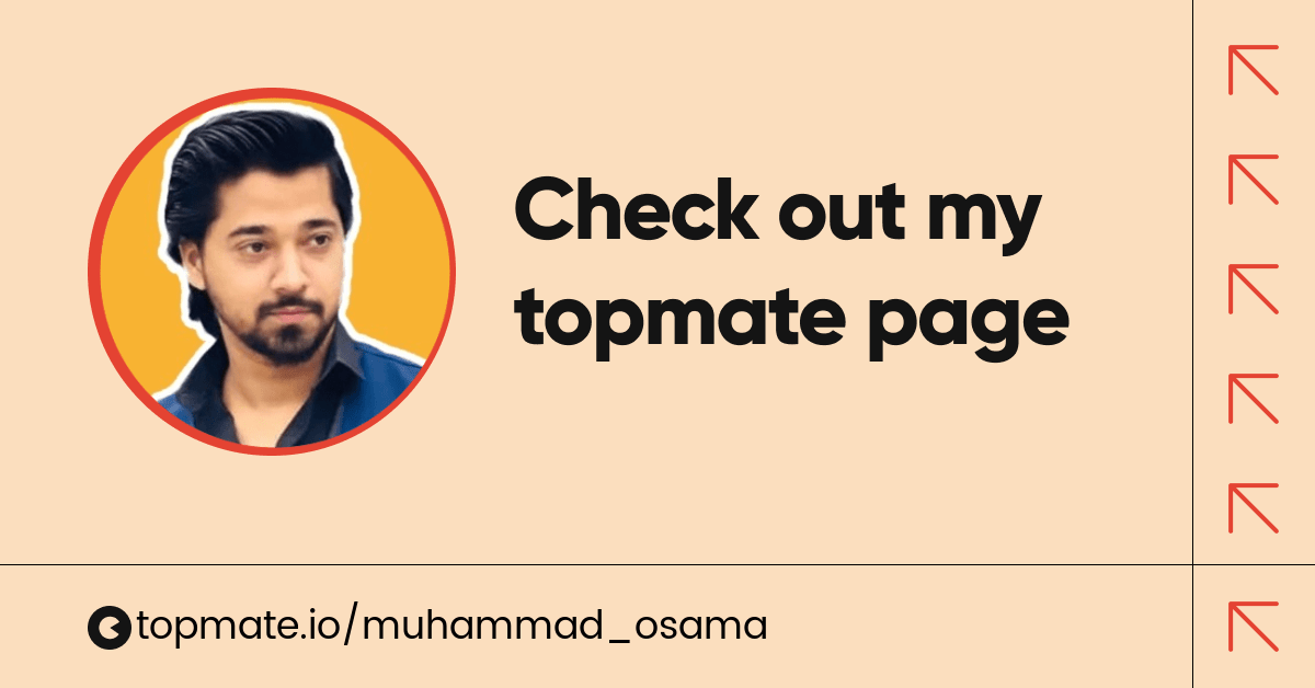 Muhammad Osama - Book a call on Topmate