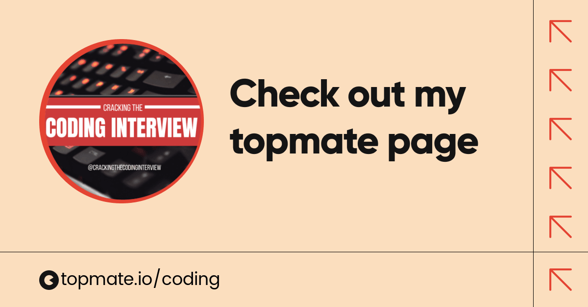 Coding Interview - Book a call on Topmate