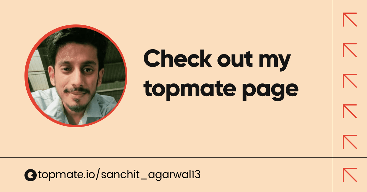 Sanchit Agarwal - Book a call on Topmate